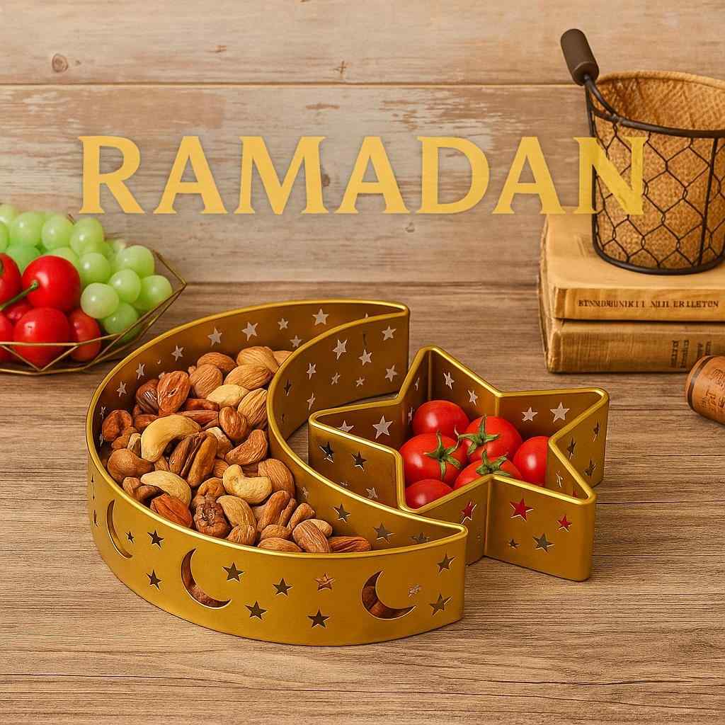 Moon and Star Snack Tray – Ramadan Table Decor – afford